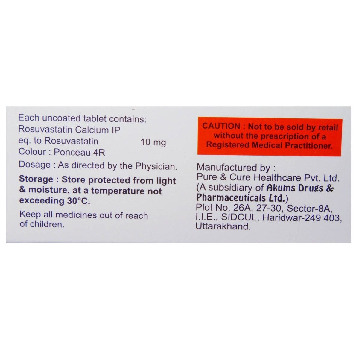 Roznyle 10 Tablet 10's Price, Uses, Side Effects, Composition - Apollo ...