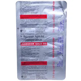 Rozucor Gold 20 Capsule | Uses, Side Effects, Price | Apollo Pharmacy