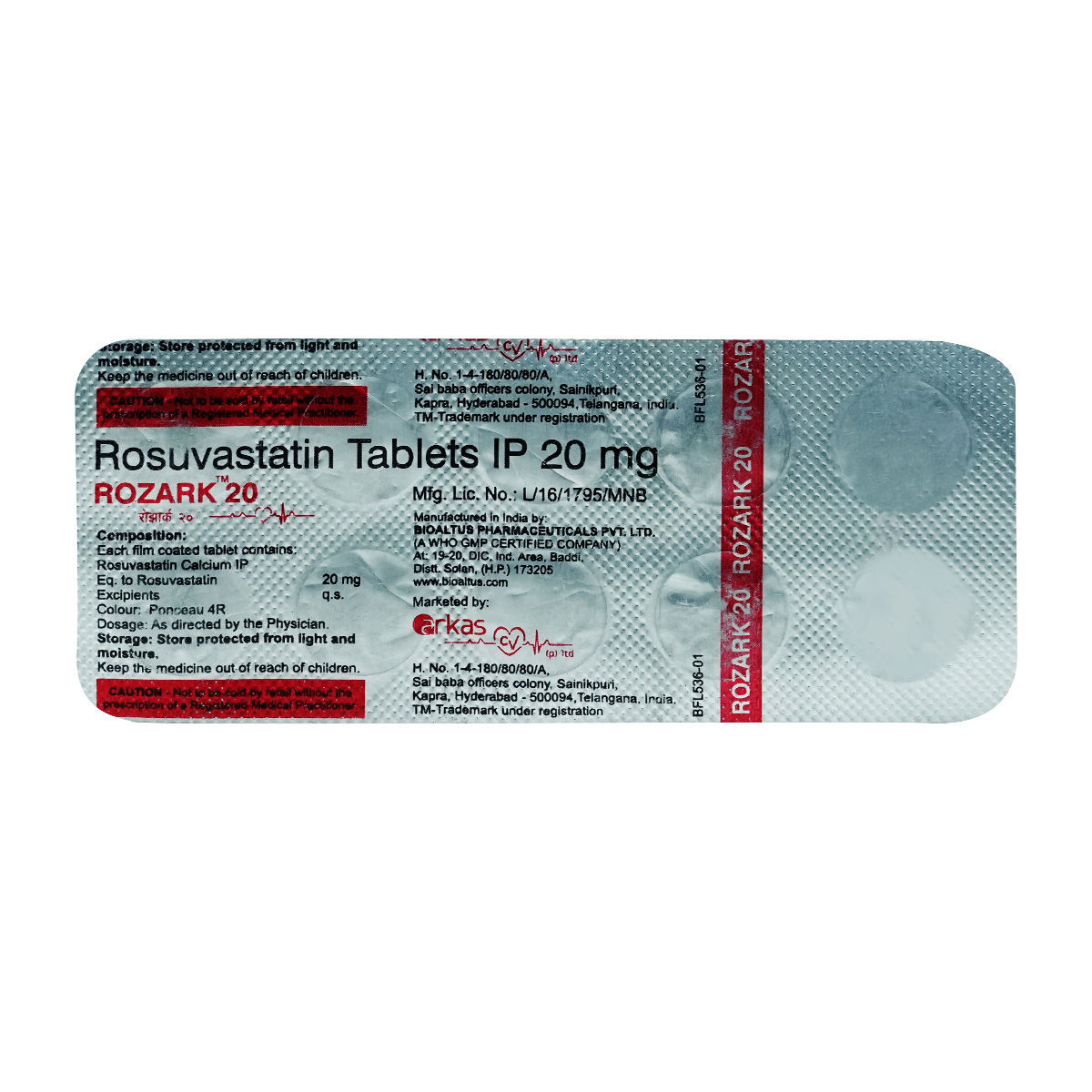 ROZARK 20MG TABLETS | Uses, Side Effects, Price | Apollo Pharmacy