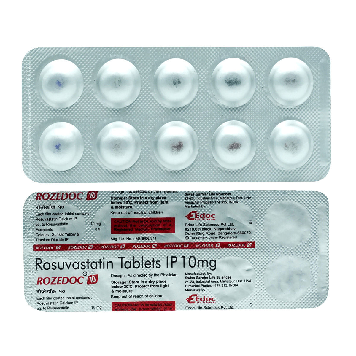 Rozedoc 10 Tablet 10's Price, Uses, Side Effects, Composition - Apollo ...