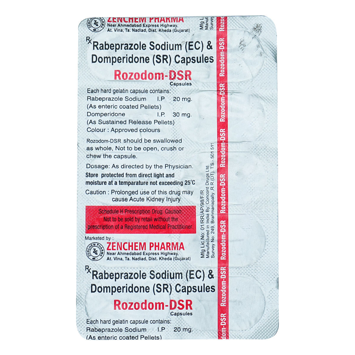 Rozodom-DSR Capsule | Uses, Side Effects, Price | Apollo Pharmacy