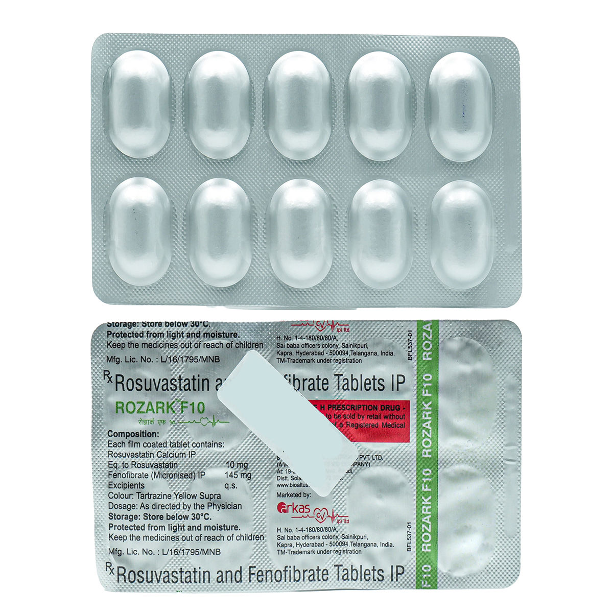 Rozark F10 Tablet | Uses, Side Effects, Price | Apollo Pharmacy
