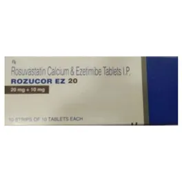 Rozucor EZ 20 Tablet | Uses, Side Effects, Price | Apollo Pharmacy