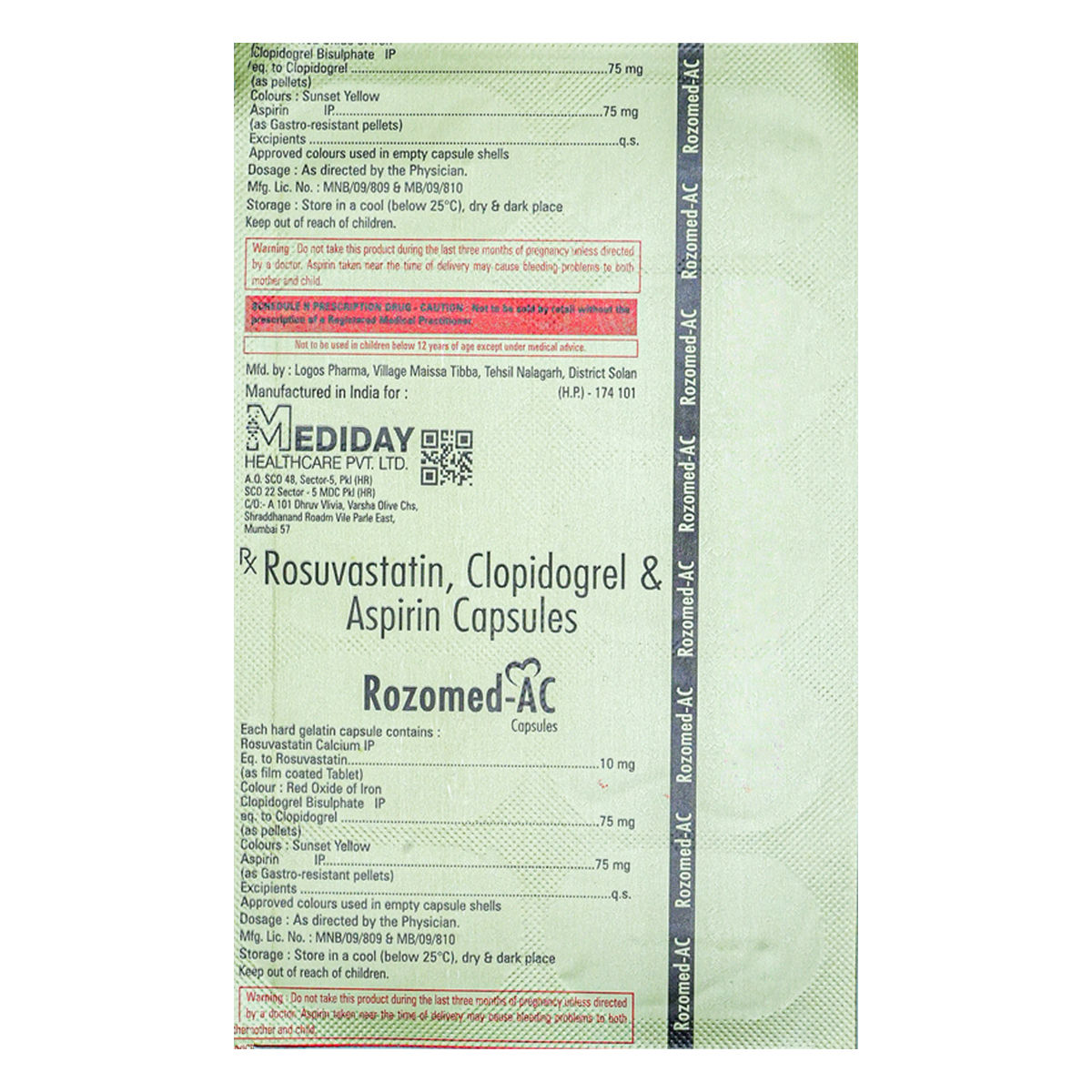 Rozomed-AC Capsule | Uses, Side Effects, Price | Apollo Pharmacy