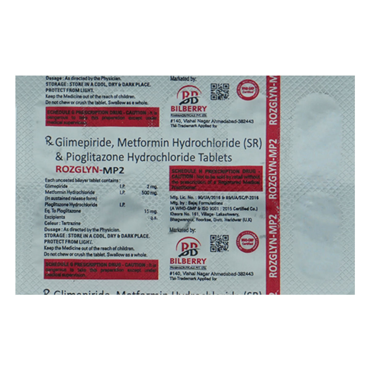 Rozglyn-MP2 Tablet | Uses, Side Effects, Price | Apollo Pharmacy