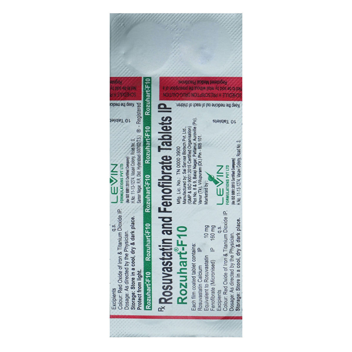 Rozuhart-F10 Tablet | Uses, Side Effects, Price | Apollo Pharmacy