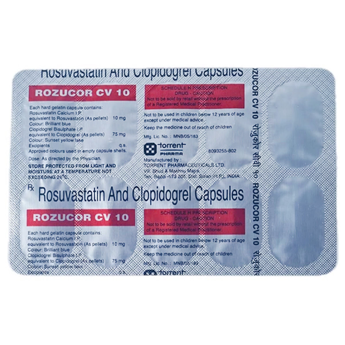 Rozucor CV 10 Capsule | Uses, Side Effects, Price | Apollo Pharmacy