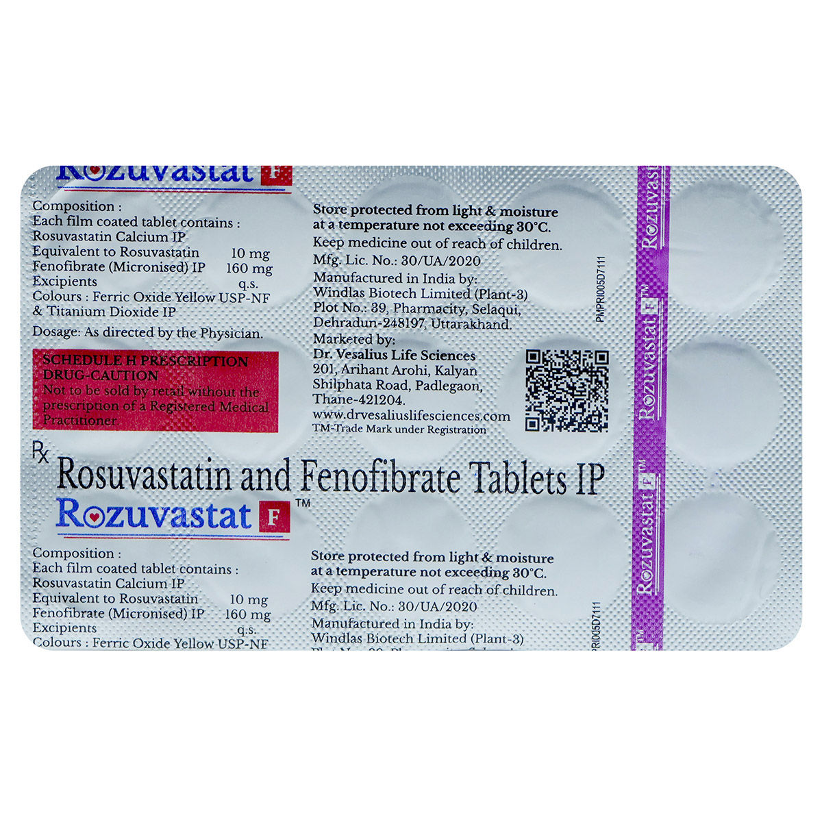 Rozuvastat F Tablet 15's | Uses, Side Effects, Price | Apollo Pharmacy