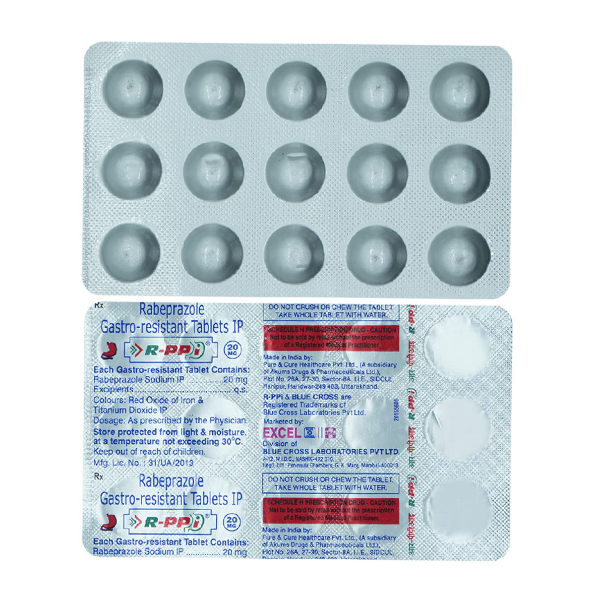 R-Ppi 20 mg Tablets | Uses, Side Effects, Price | Apollo Pharmacy