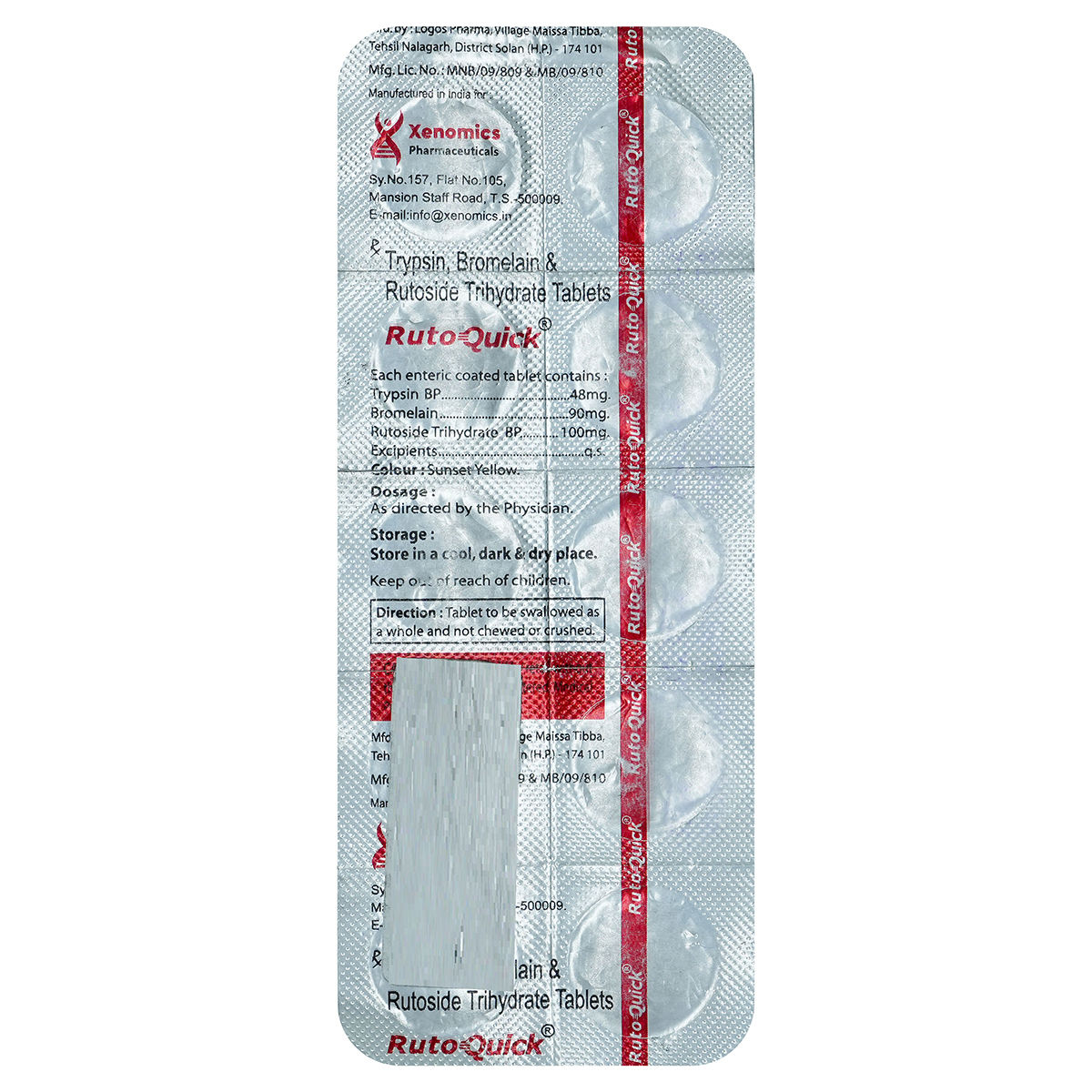 Ruto Quick 48/90/100 Tab | Uses, Side Effects, Price | Apollo Pharmacy