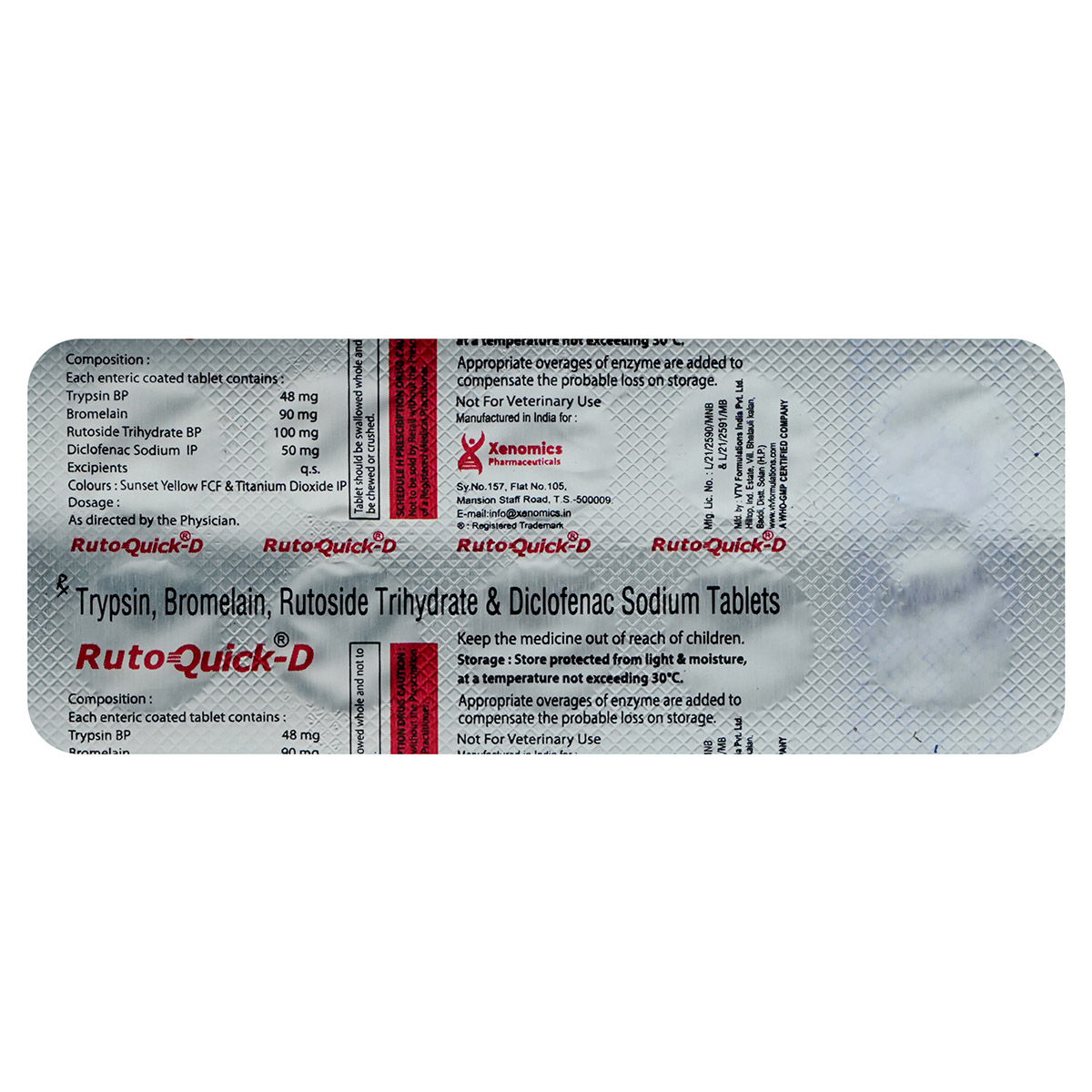 Ruto Quick-D Tablet | Uses, Side Effects, Price | Apollo Pharmacy