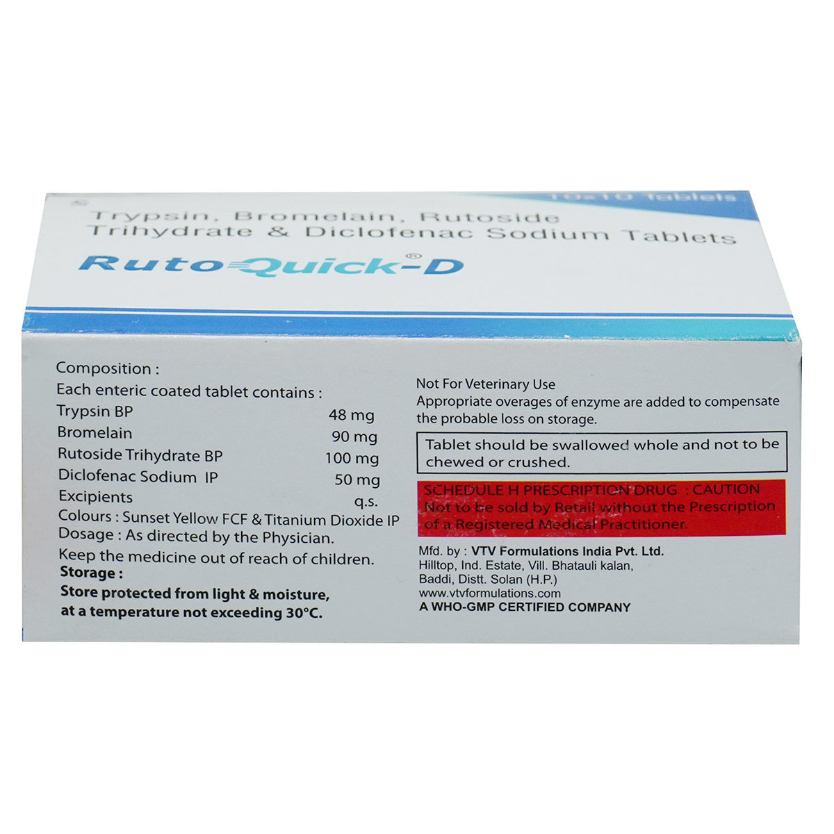 Ruto Quick-D Tablet | Uses, Side Effects, Price | Apollo Pharmacy