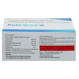 Ruto Quick-D Tablet | Uses, Side Effects, Price | Apollo Pharmacy