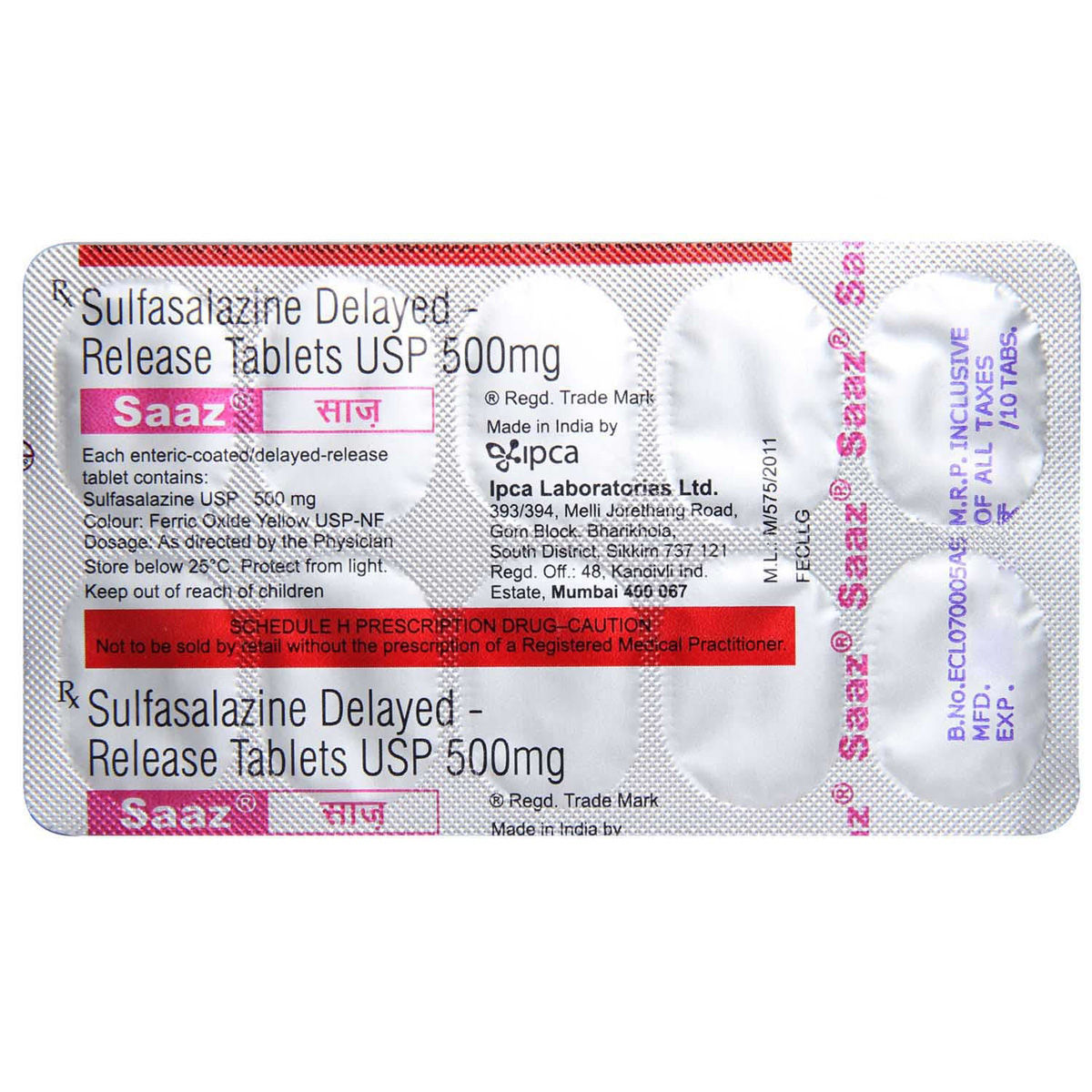 Saaz Tablet | Uses, Side Effects, Price | Apollo Pharmacy