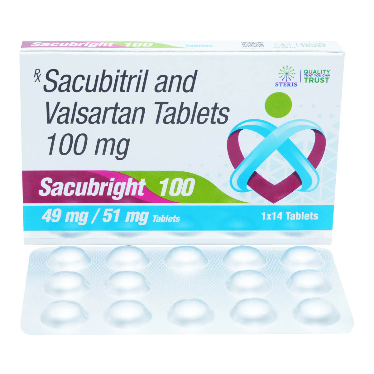 Sacubright 100 mg Tablet 14's | Uses, Side Effects, Price | Apollo Pharmacy