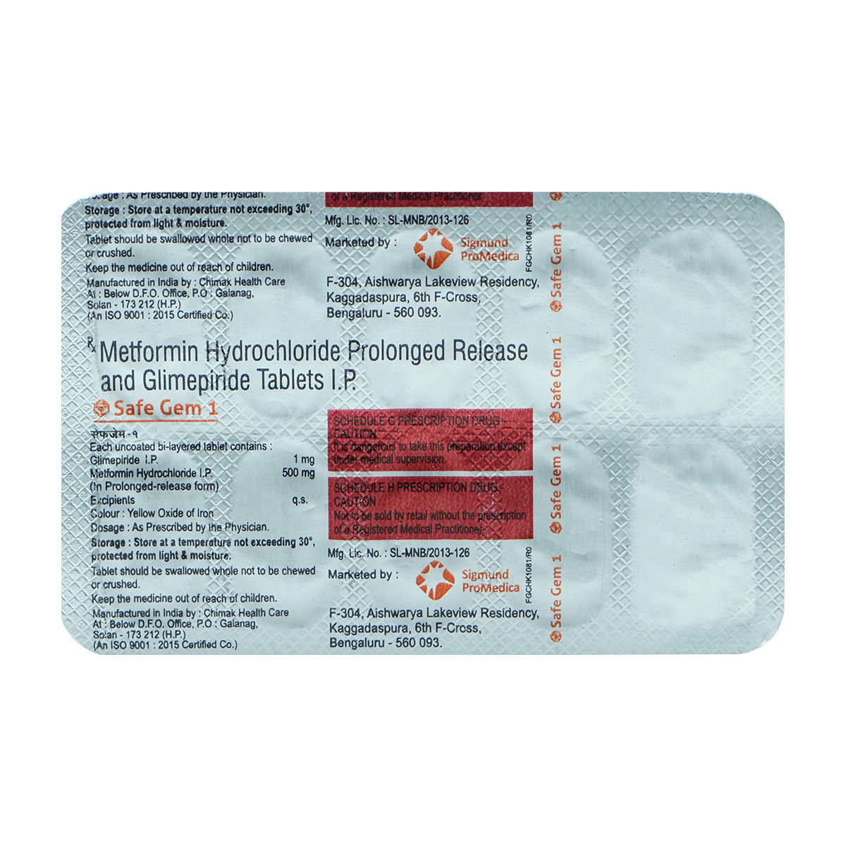 Safe Gem 1Mg Tablet Price, Uses, Side Effects, Composition - Apollo ...