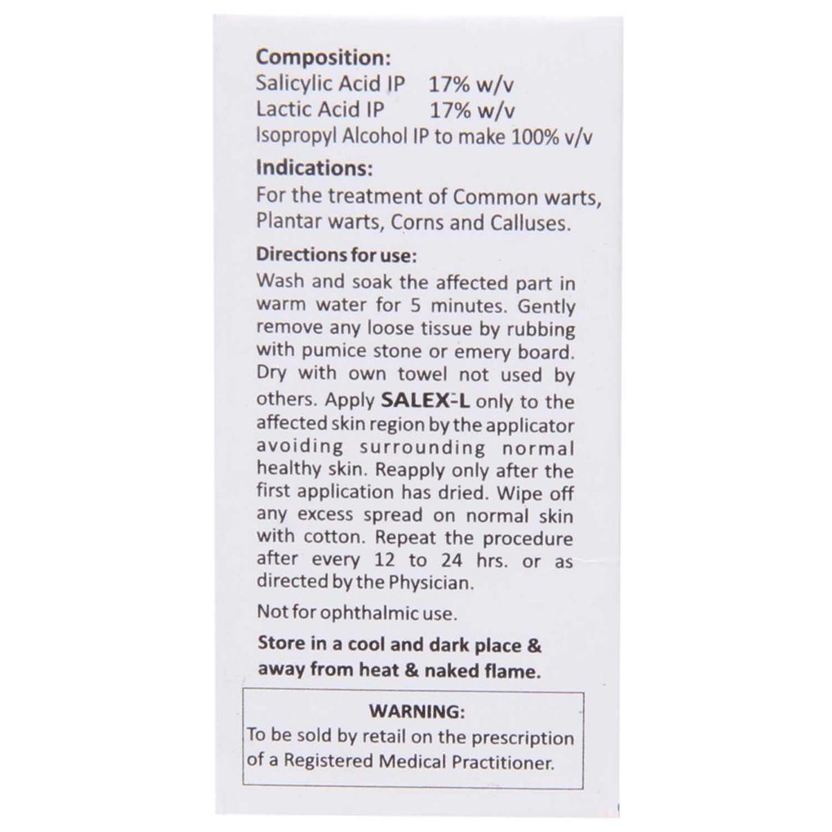 Salex-L Solution | Uses, Side Effects, Price | Apollo Pharmacy
