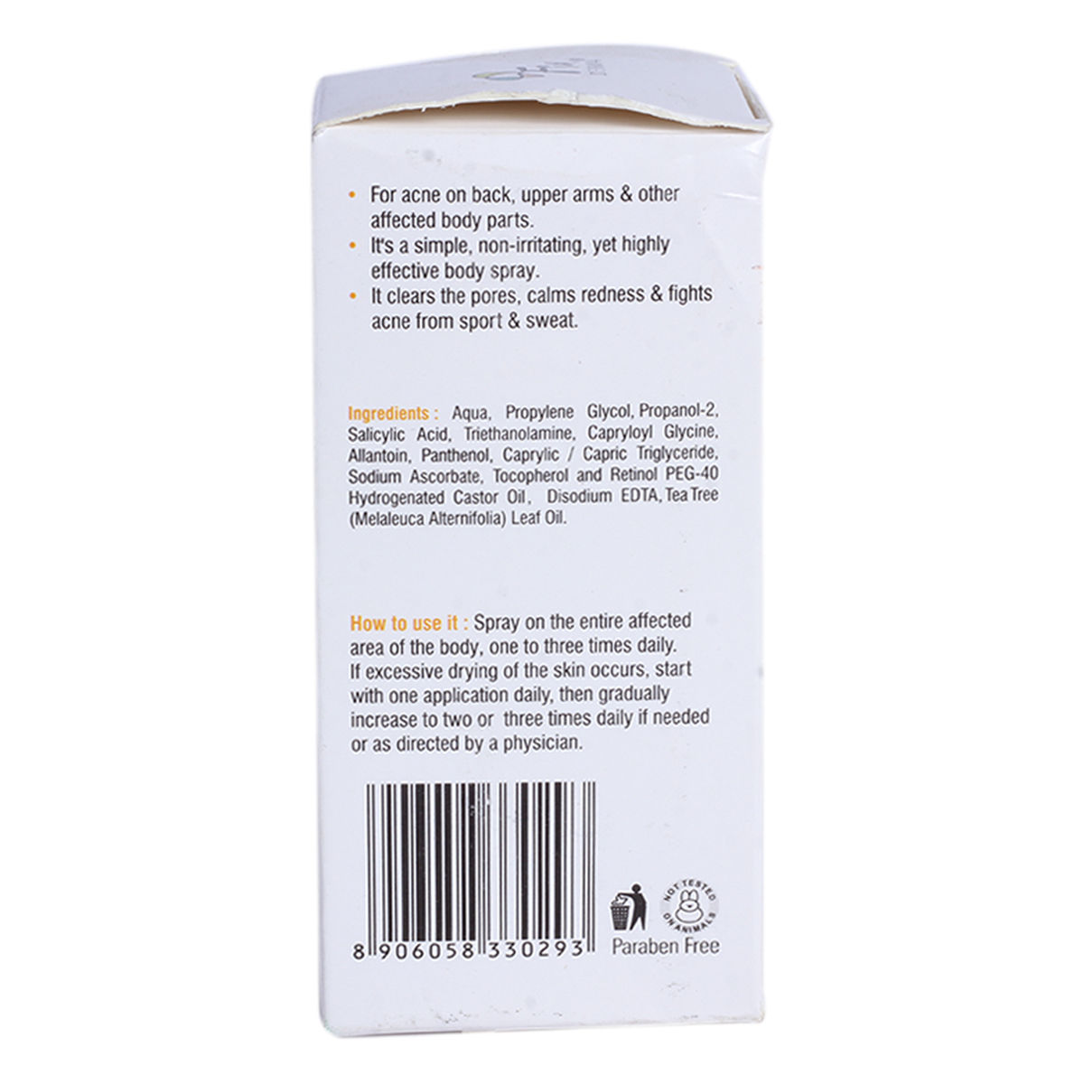 Salyzap Body Spray for Body Acne, 50 gm Price, Uses, Side Effects ...