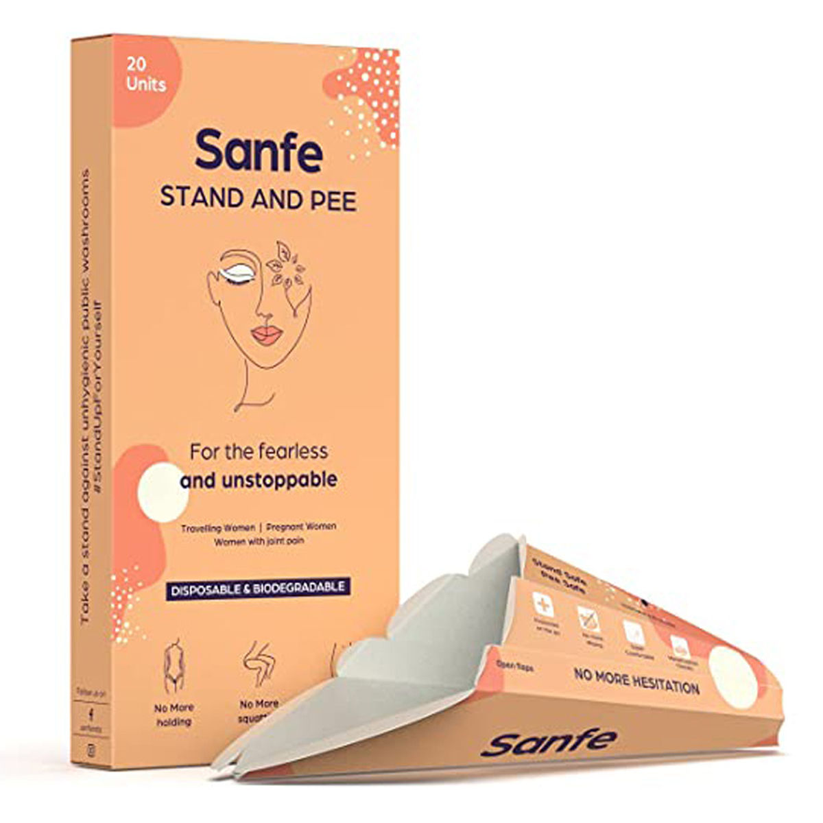 Buy Sanfe Stand and Pee Female Urinary Device, 1 Count | 19 Minutes ...