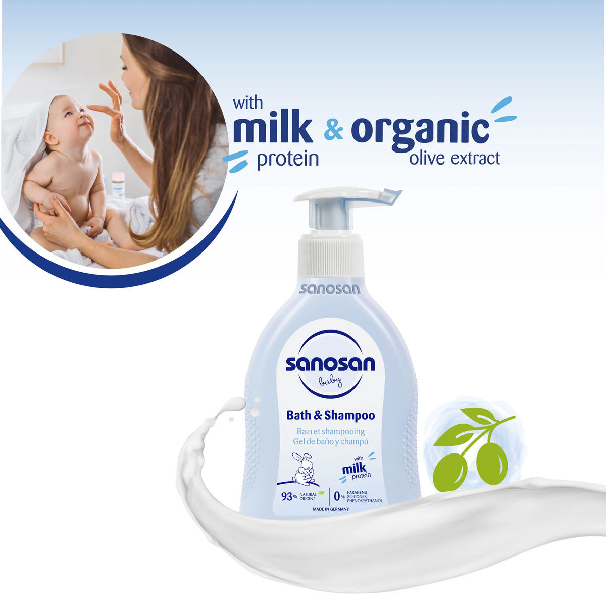 Sanosan Baby Bath & Shampoo, 200 ml Price, Uses, Side Effects ...