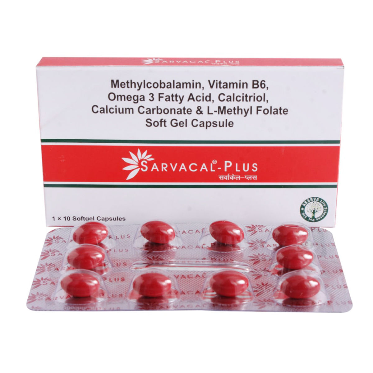 Sarvacal-Plus Softgel Capsule | Uses, Side Effects, Price | Apollo Pharmacy