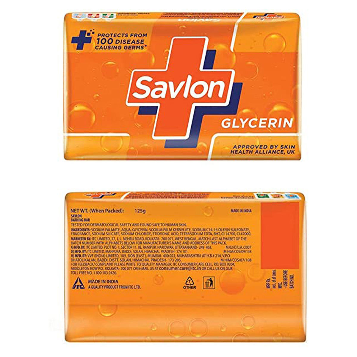 Buy Savlon Glycerin Soap 125 gm | 19 Minutes Delivery | Apollo Pharmacy