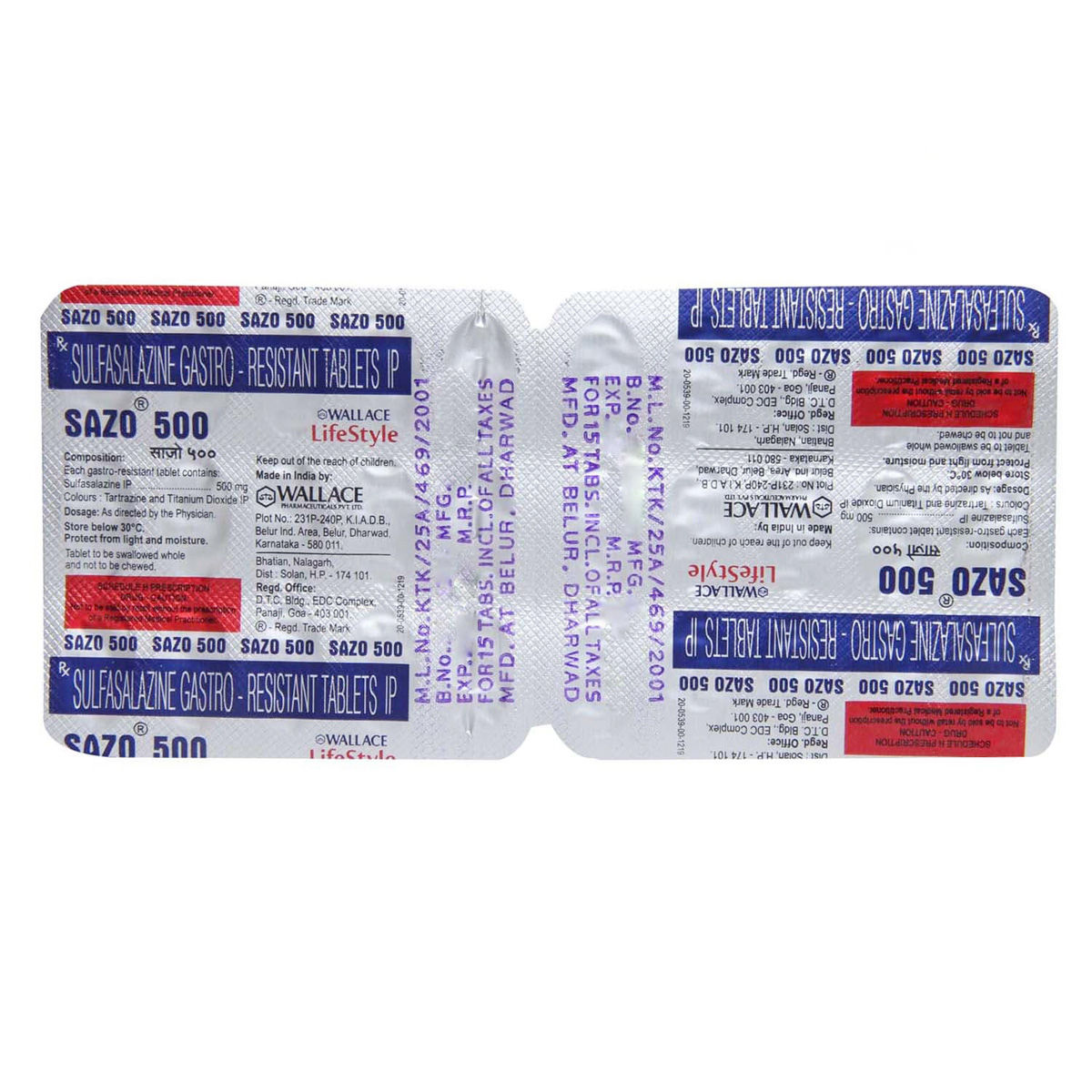 Sazo 500 Tablet | Uses, Side Effects, Price | Apollo Pharmacy