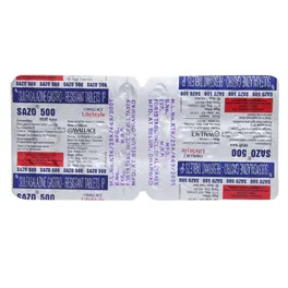 Sazo 500 Tablet | Uses, Side Effects, Price | Apollo Pharmacy