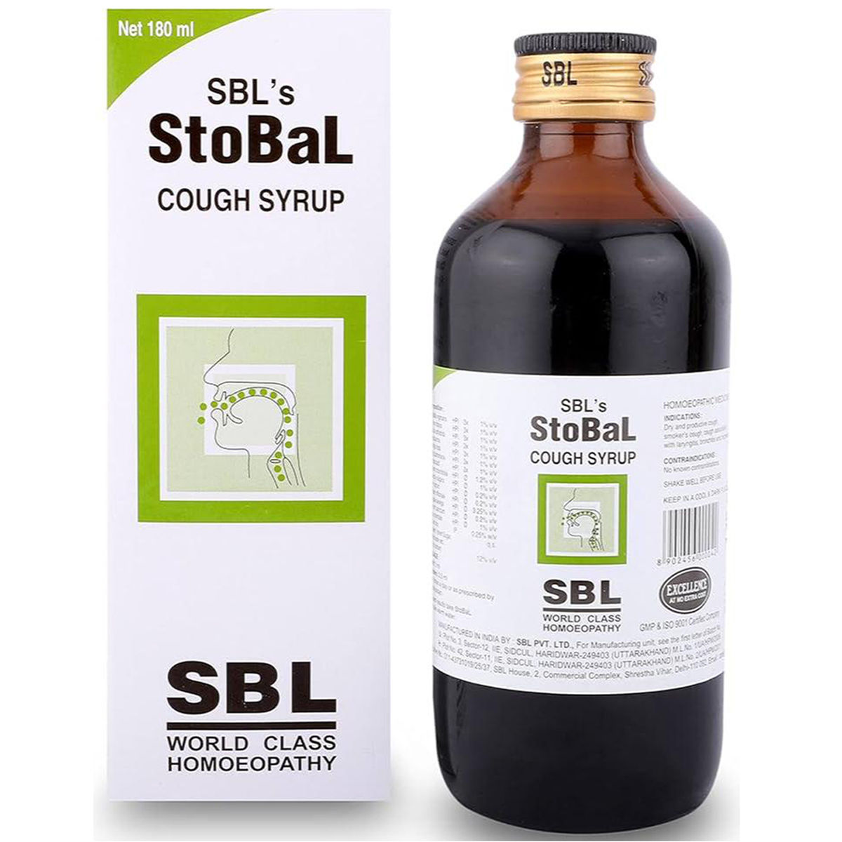 Buy SBL'S Stobal Cough Syrup, 180 ml | 19 Minutes Delivery | Apollo ...