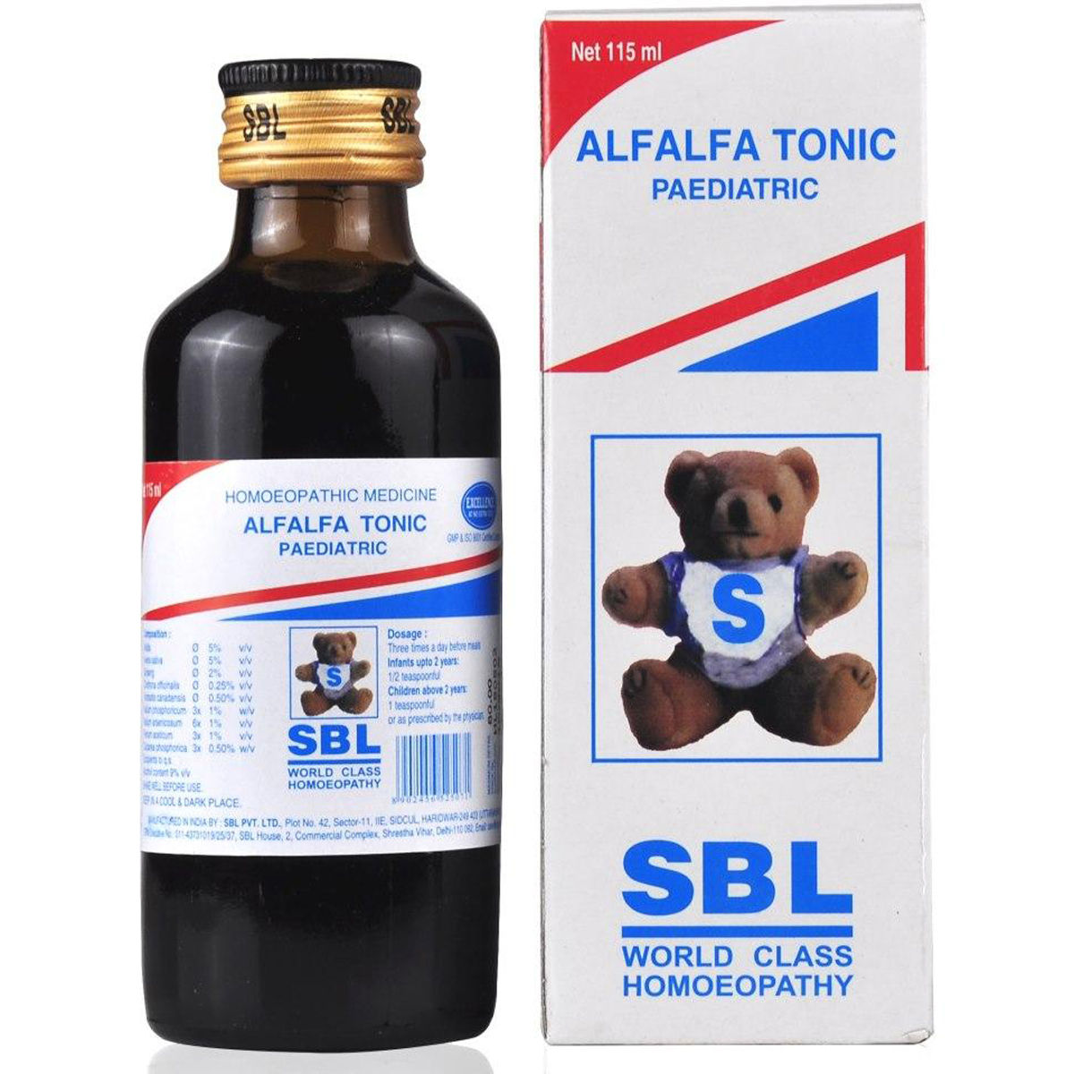 Buy SBL Alfalfa Tonic Paediatric, 115 ml | 19 Minutes Delivery | Apollo ...