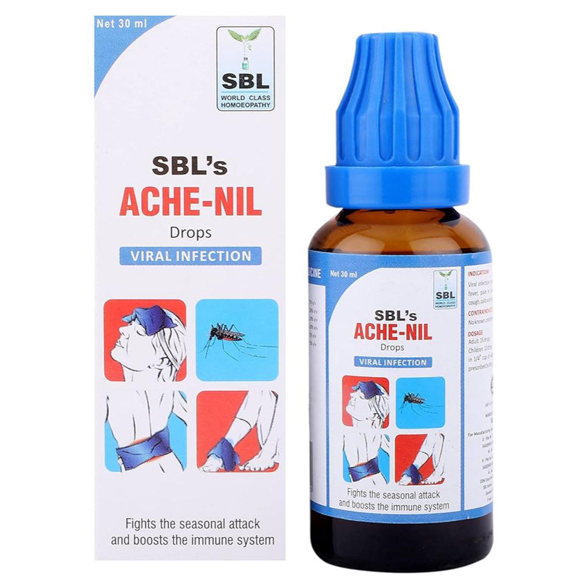 Buy SBL Ache-Nil Drops, 30 ml | 19 Minutes Delivery | Apollo Pharmacy