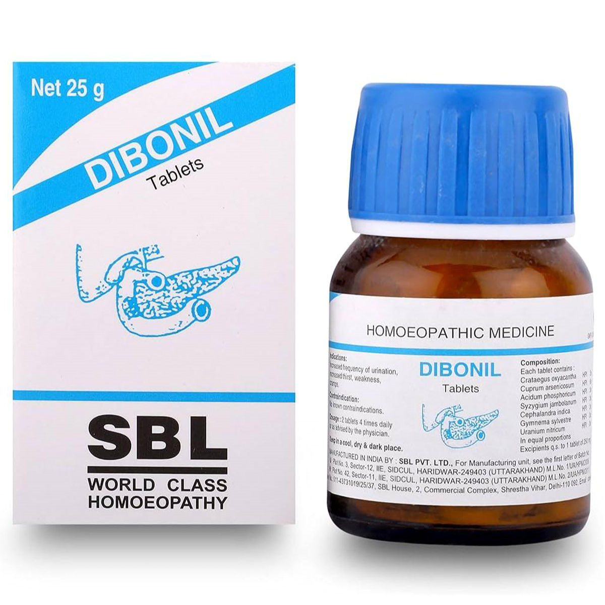 Buy SBL Dibonil Tablets, 25 gm | 19 Minutes Delivery | Apollo Pharmacy