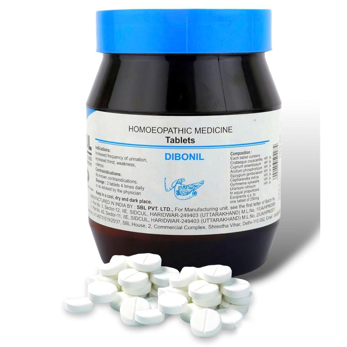 Buy SBL Dibonil Tablets, 450 gm | 19 Minutes Delivery | Apollo Pharmacy