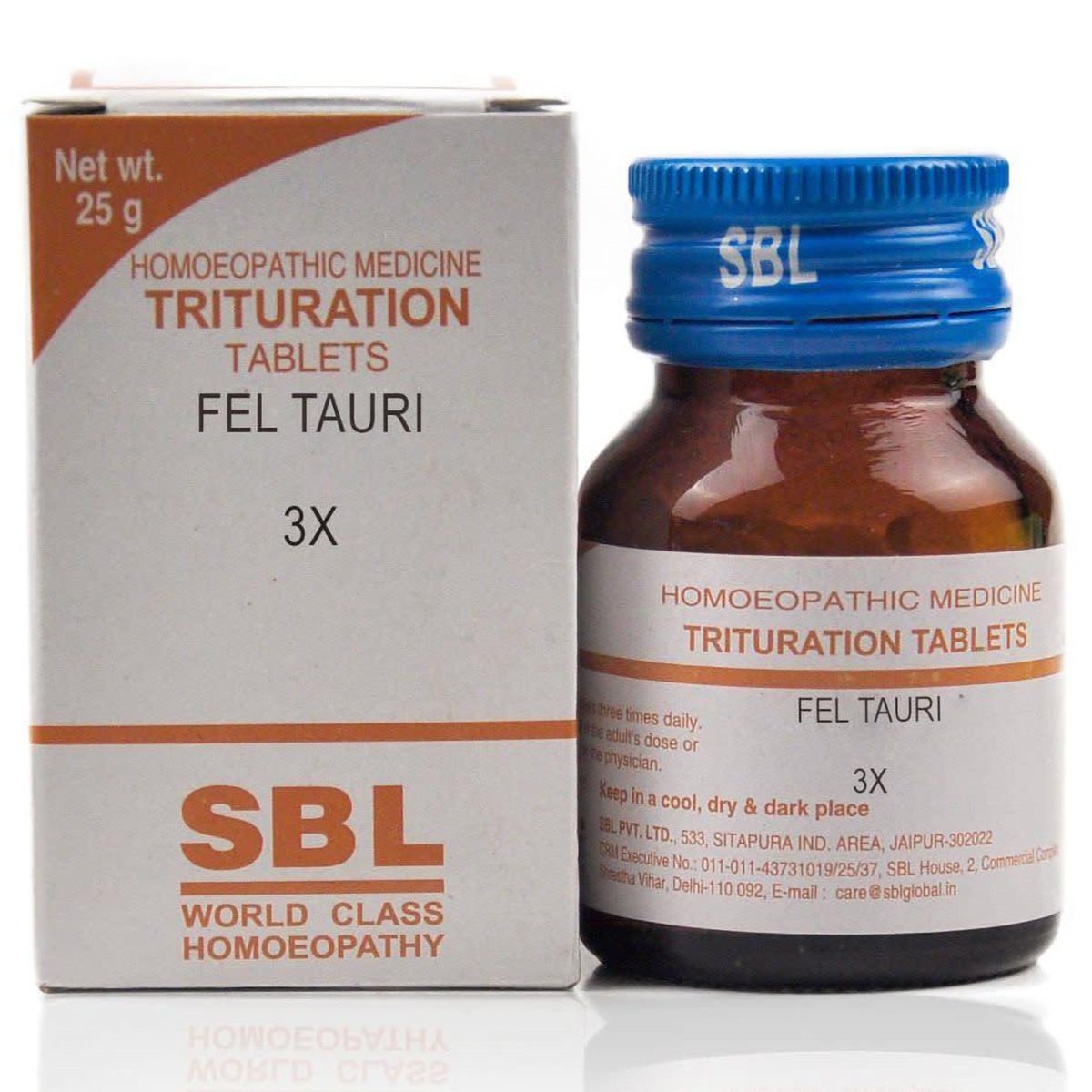 Buy SBL Fel Tauri Trituration 3X Tablets, 25 gm | 19 Minutes Delivery ...
