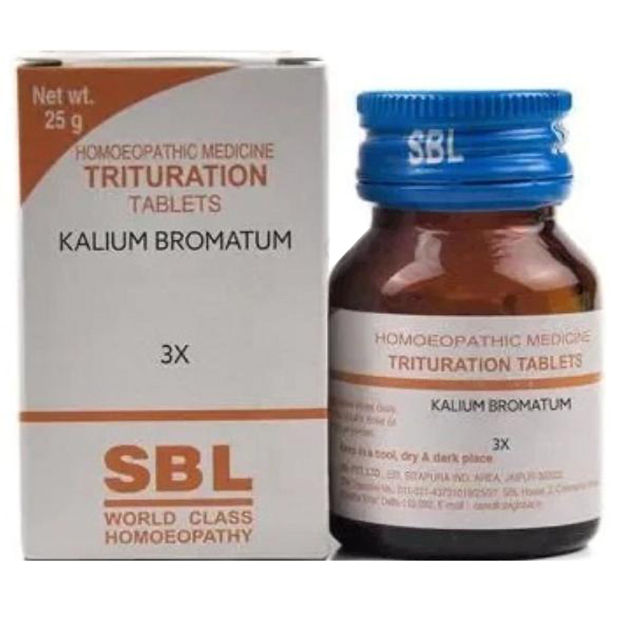 Buy SBL Kalium Bromatum Trituration 3X Tablets, 25 gm | 19 Minutes ...