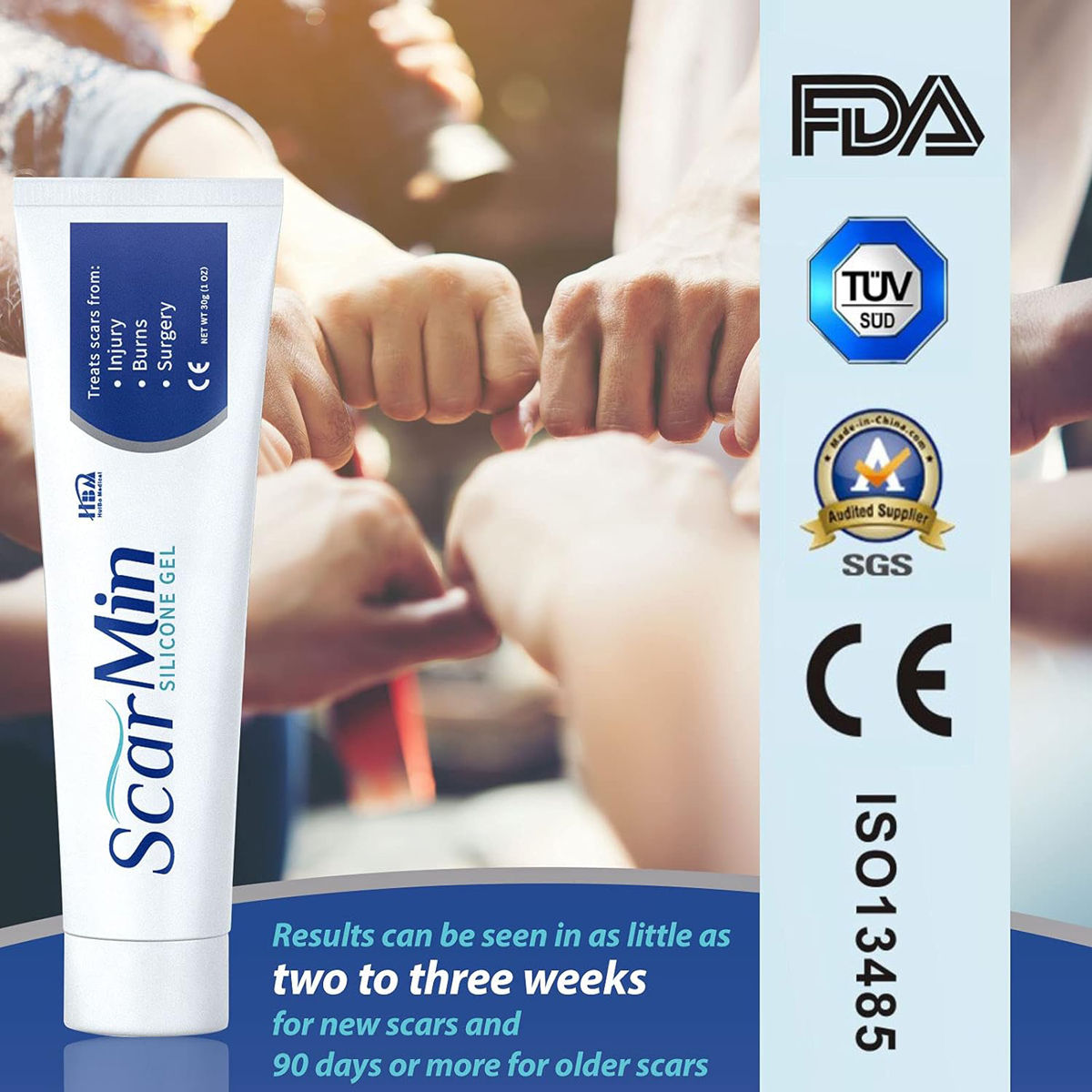 Scarmin Silicone Gel | Uses, Side Effects, Price | Apollo Pharmacy