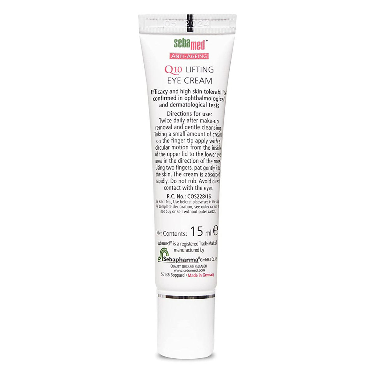 Sebamed Anti-Ageing Q10 Lifting Eye Cream, 15 ml Price, Uses, Side ...