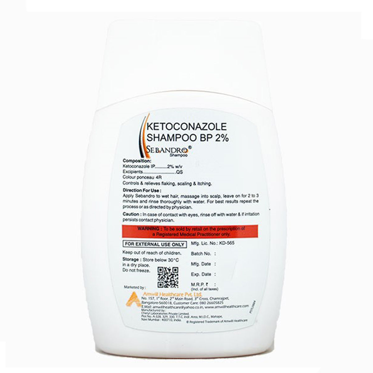 Buy Sebandro Shampoo, 75 ml | 19 Minutes Delivery | Apollo Pharmacy