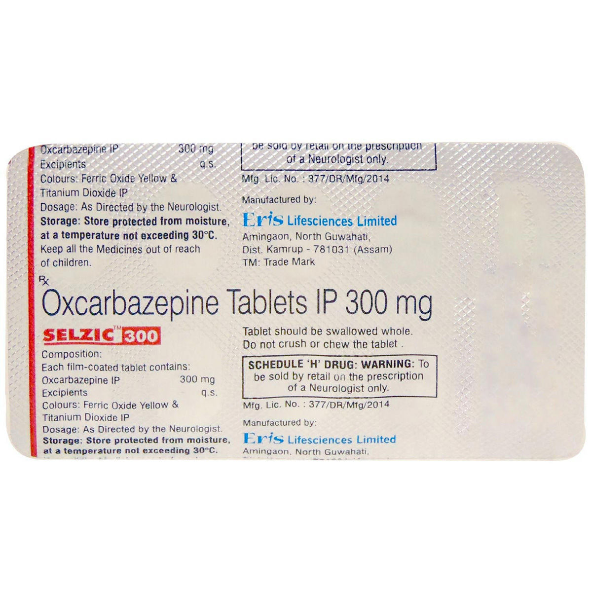 Selzic 300 Tablet 10's Price, Uses, Side Effects, Composition - Apollo ...