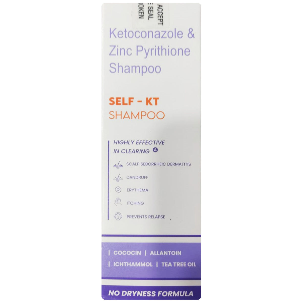 Buy Self-KT Shampoo 90 ml online | Uses, Side Effects, Price and ...