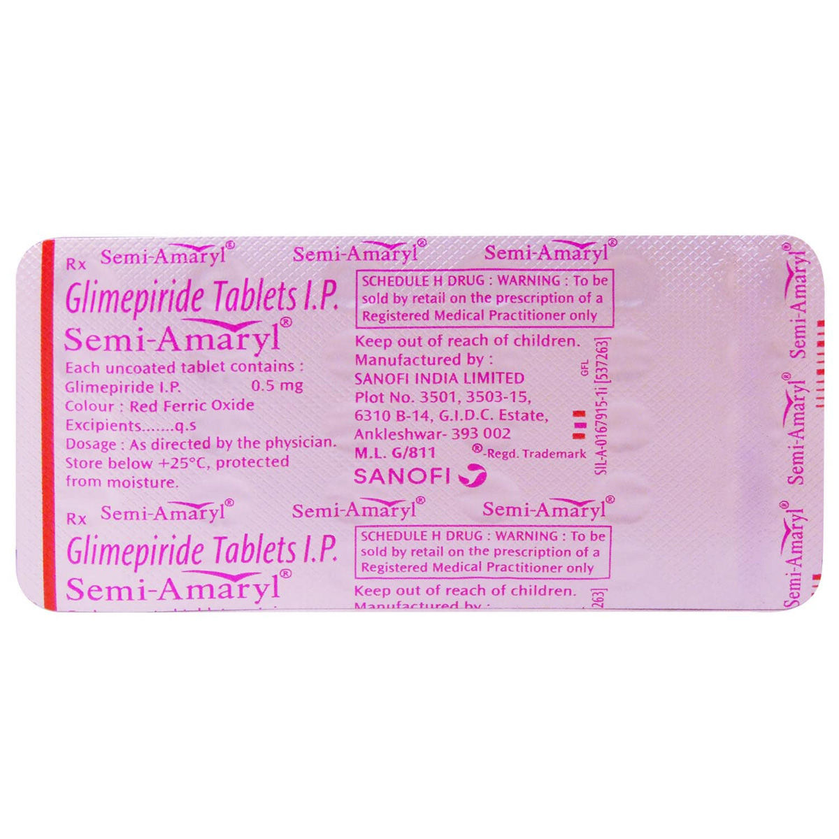 Semi-Amaryl Tablet | Uses, Side Effects, Price | Apollo Pharmacy