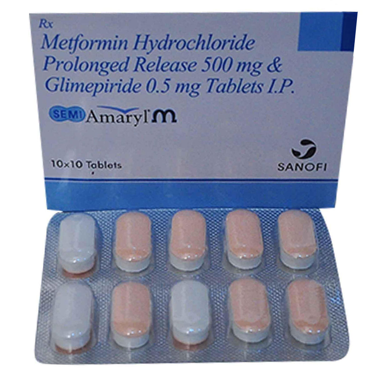 Semi Amaryl M Tablet 10's Price, Uses, Side Effects, Composition ...