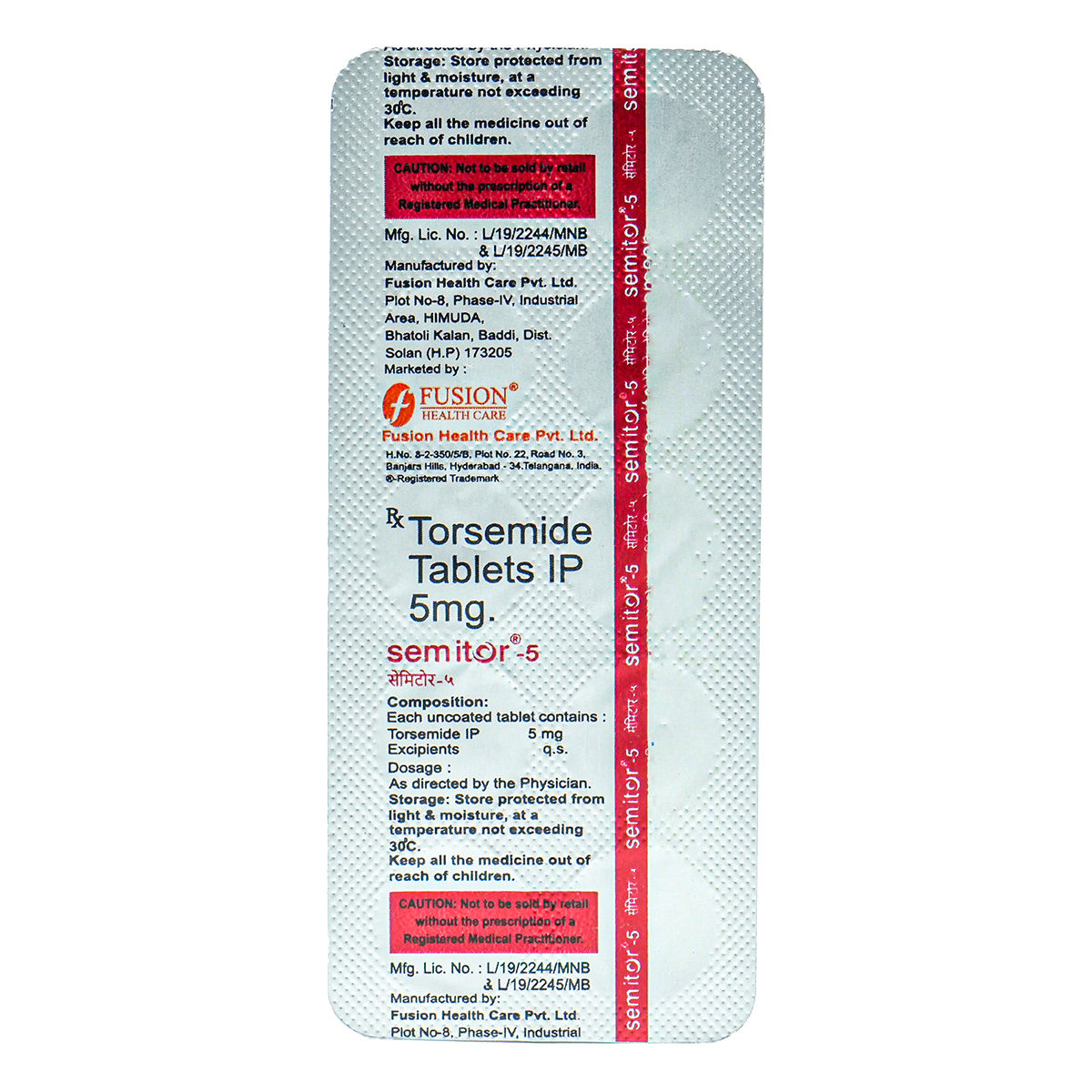 Semitor-5 Tablet 10's Price, Uses, Side Effects, Composition - Apollo ...
