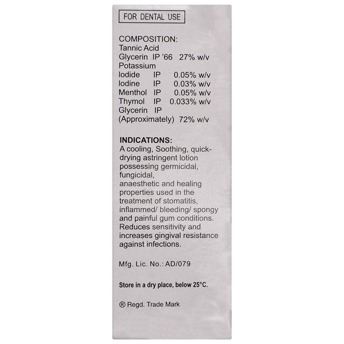 Sensoform Paint 15 ml Price, Uses, Side Effects, Composition - Apollo ...