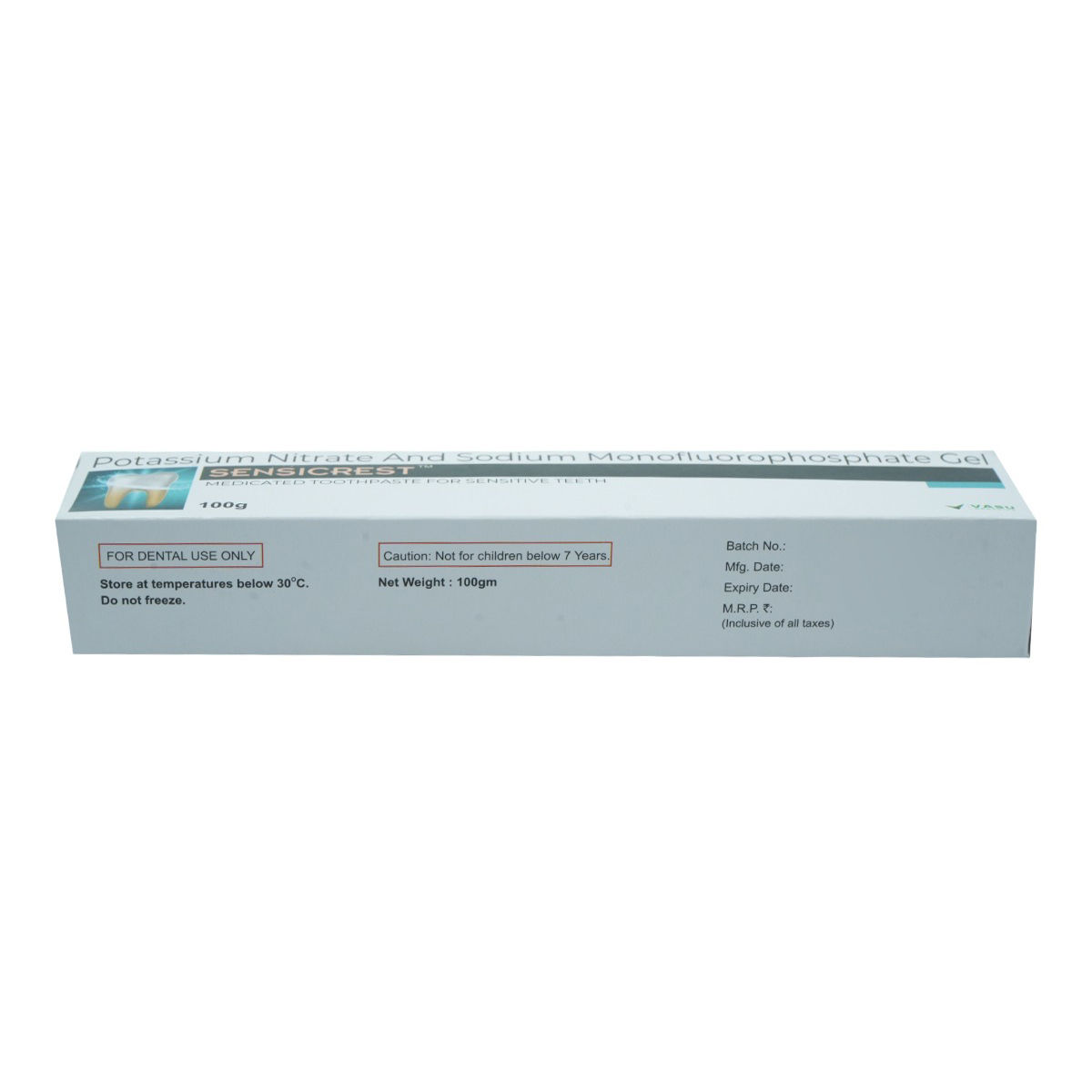 Sensicrest Toothpaste 100 gm Price, Uses, Side Effects, Composition ...