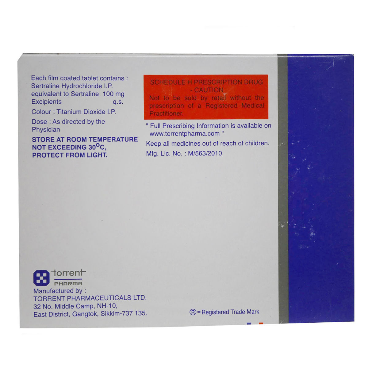 Serta-100 Tablet | Uses, Side Effects, Price | Apollo Pharmacy