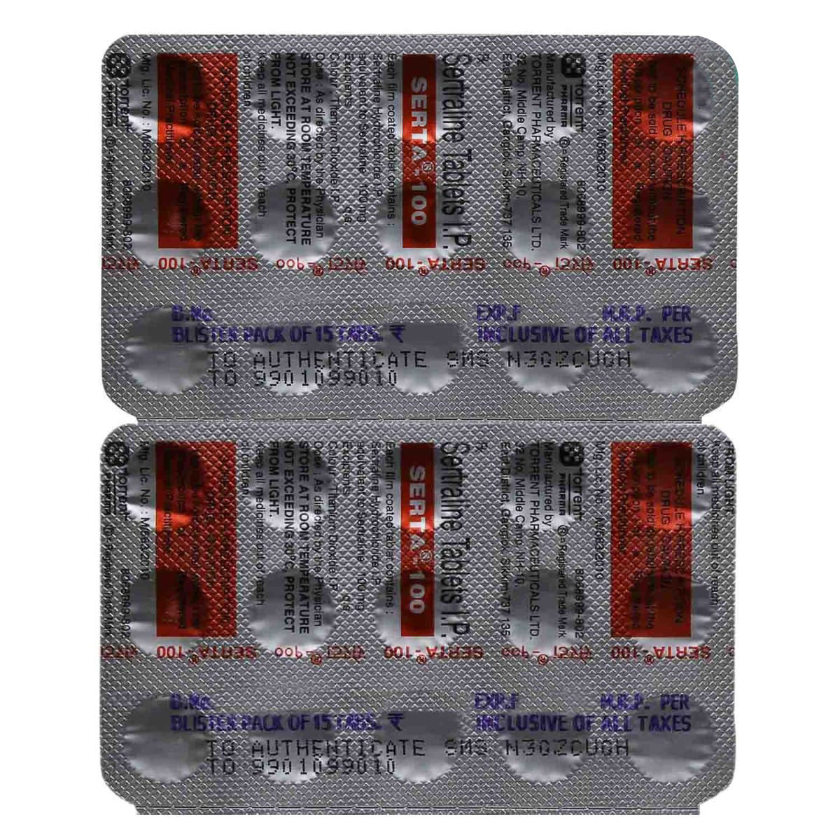 Serta-100 Tablet | Uses, Side Effects, Price | Apollo Pharmacy