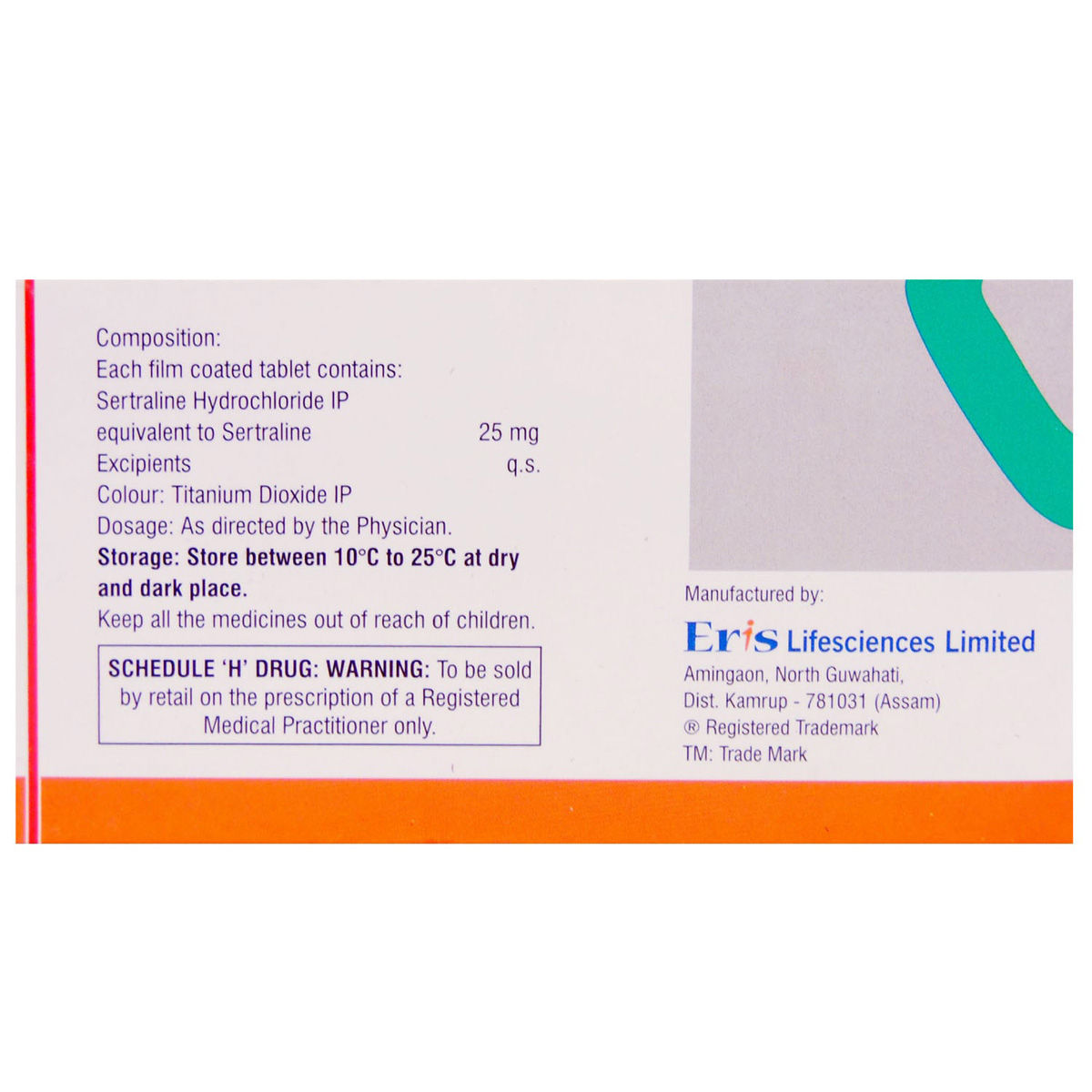 Serlift 25 Tablet | Uses, Side Effects, Price | Apollo Pharmacy