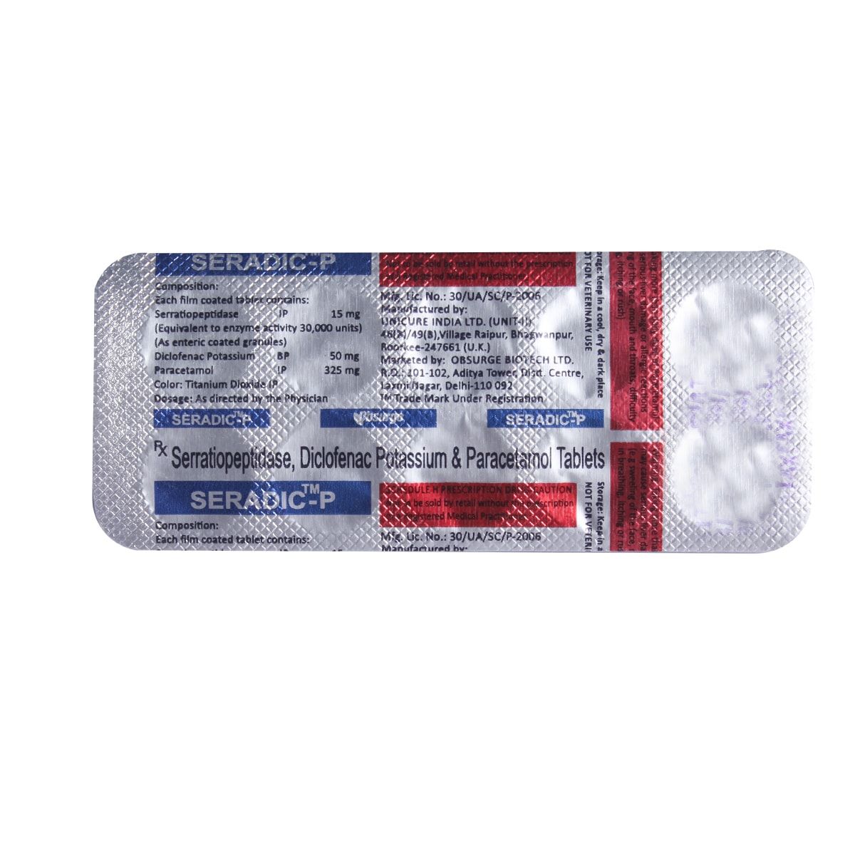 Seradic-P Tablet | Uses, Side Effects, Price | Apollo Pharmacy