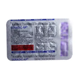 Seradic AP Tablet | Uses, Side Effects, Price | Apollo Pharmacy